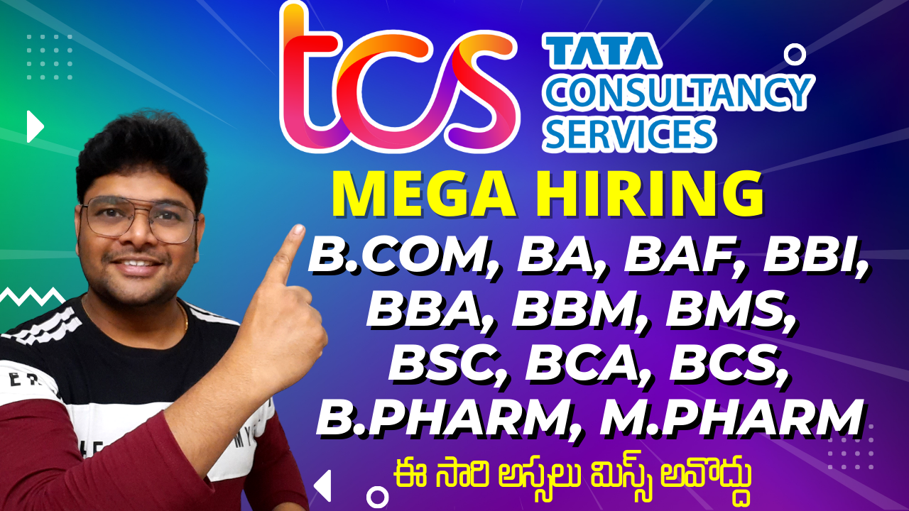 FREE TCS HIRING | TCS BULK HIRING | TCS OFF CAMPUS DRIVE 2022 in Telugu ...